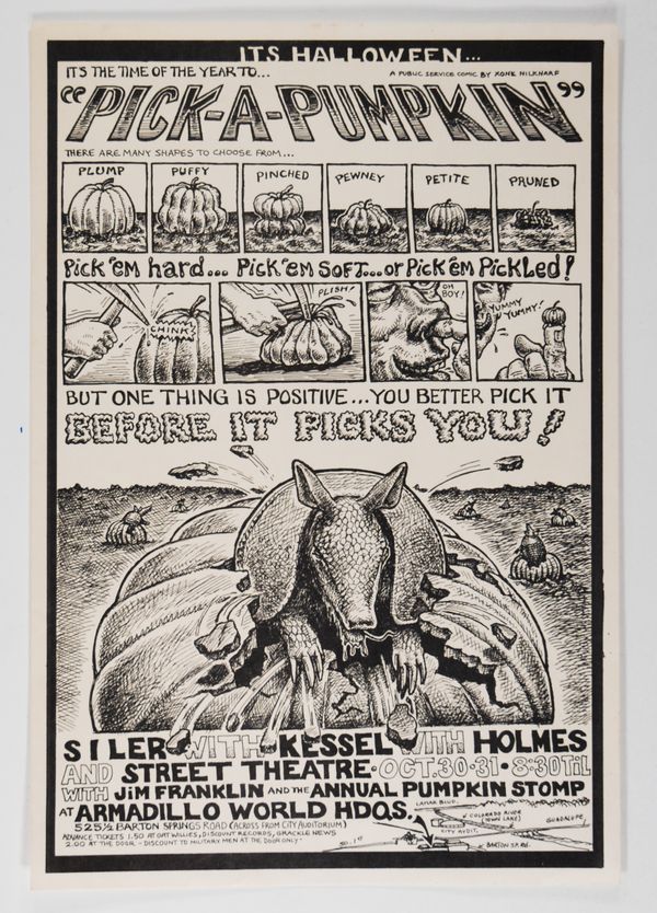 1971 Pumpkin Stomp at Armadillo World Headquarters Value - GoCollect ...