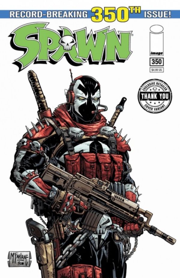 Spawn #350 (Cvr G Thank You Variant) Value - GoCollect (spawn-350-cvr-g-thank-you-var )