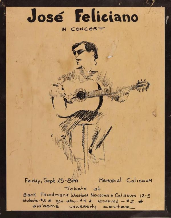 Jose Feliciano Memorial Coliseum 1970 Value - GoCollect (jose-feliciano ...