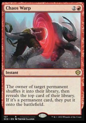 Chaos Warp (Starter Commander Decks) Value - GoCollect