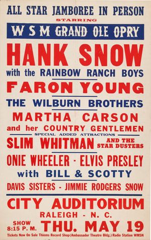 Elvis Presley City Auditorium 1955 Value - GoCollect