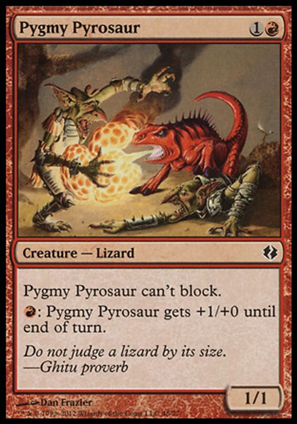Pygmy Pyrosaur (Venser vs. Koth) Value - GoCollect (pygmy-pyrosaur ...