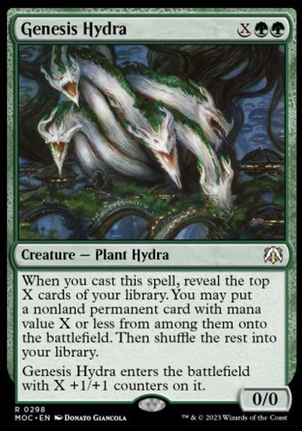 Genesis Hydra (March of the Machine Commander Decks) Value - GoCollect ...