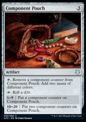 Component Pouch (D&D Forgotten Realms Commander Decks) Value - GoCollect