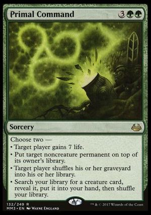 Primal Command (Modern Masters 2017) Value - GoCollect