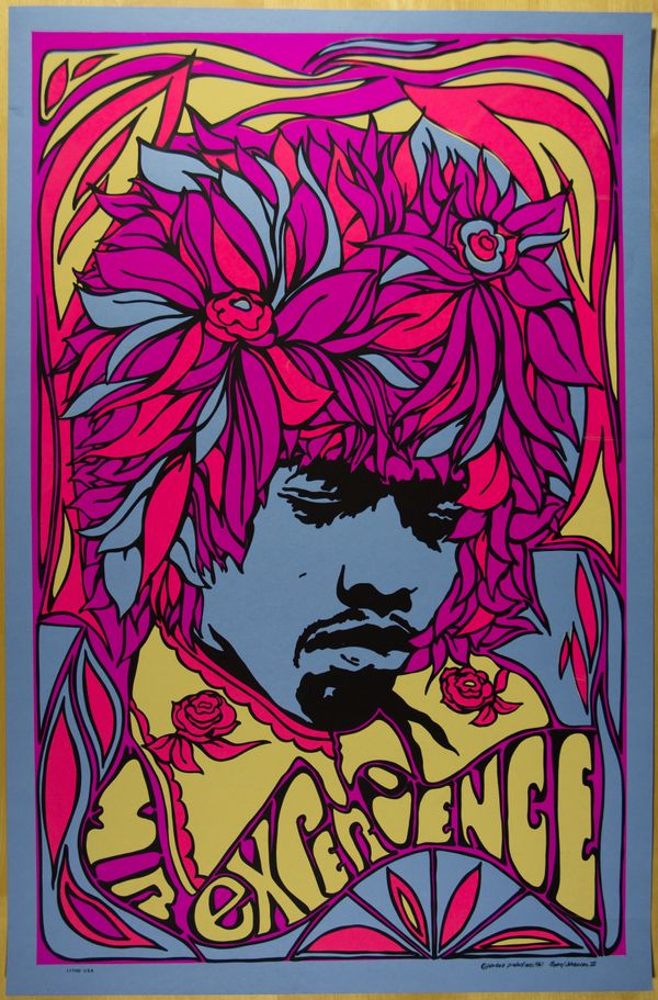Jimi Hendrix "Mr. Experience" 1967 Headshop Poster Value - GoCollect ...