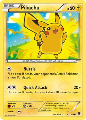 Pikachu (42/146) - XY (Reverse Holo) Value - GoCollect