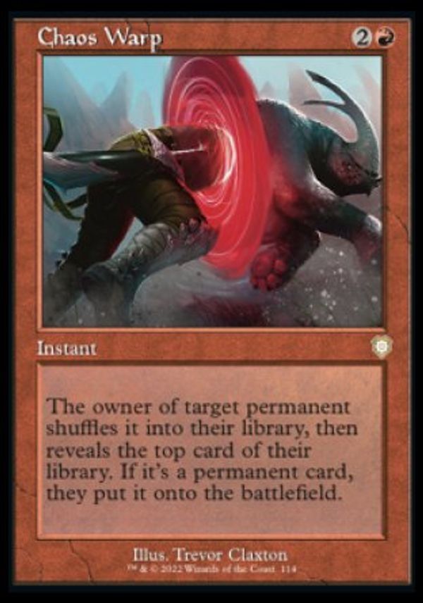 Chaos Warp (The Brothers' War Commander Decks) Value - GoCollect (chaos-warp-the-brothers-war ...