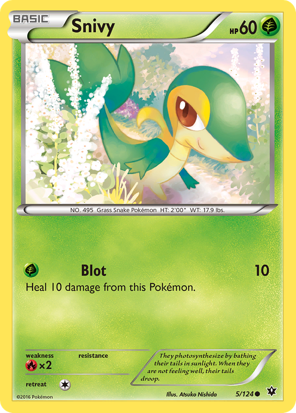 Snivy (5/124) - Fates Collide Value - GoCollect (snivy-5-124-fates ...