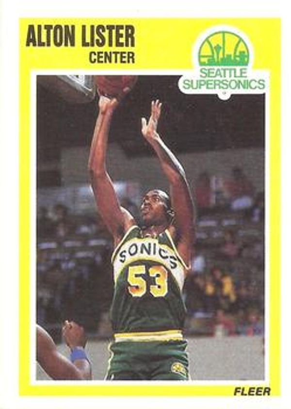 Alton Lister 1989 Fleer #147 Value - GoCollect (alton-lister-1989-fleer ...