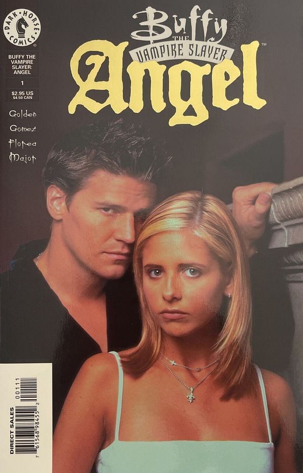 Buffy the Vampire Slayer: Angel #1(Dynamic Forces Gold Foil Logo Photo variant) Value ...