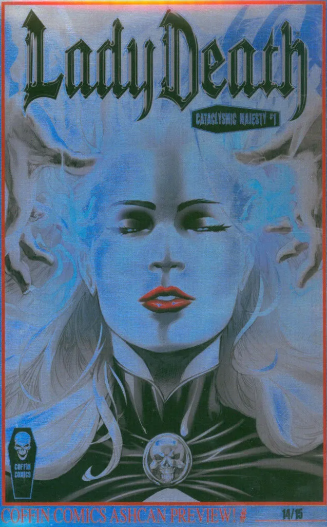 Lady Death: Cataclysmic Majesty #1 (Holo Foil Ashcan Edition) Value ...