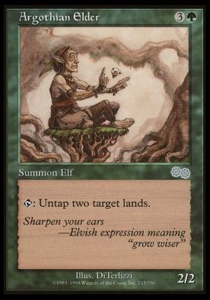 Argothian Elder (Urza's Saga) Value - GoCollect