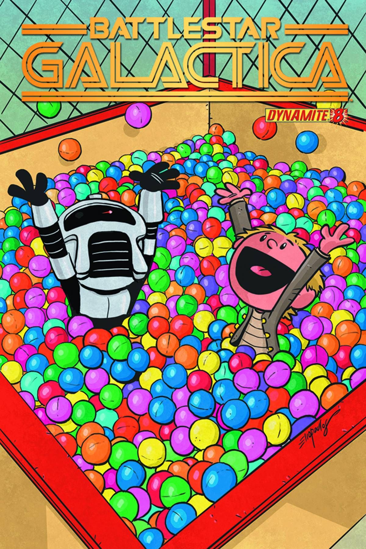 Battlestar Galactica #8 (Eliopoulos Cute Subscription Var) Value ...