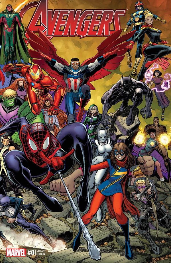 Avengers #0 (Art Adams Wraparound Variant) Value - GoCollect (avengers ...