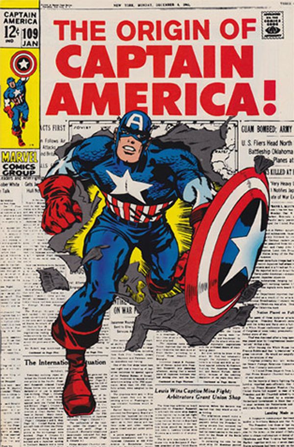 Captain America #109 (JC Penny 1994 Reprint) Value - GoCollect (captain ...