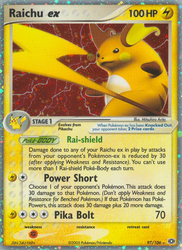Raichu ex (97/106) - Emerald Value - GoCollect (raichu-ex-97-106-emerald )