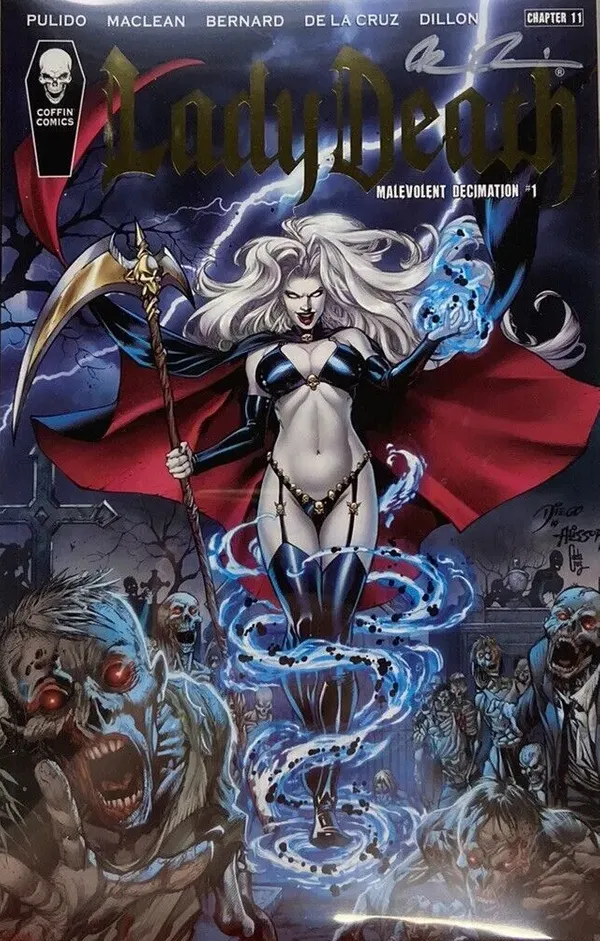Lady Death: Malevolent Decimation #1 (Gold Foil Edition) Value - GoCollect (lady-death ...