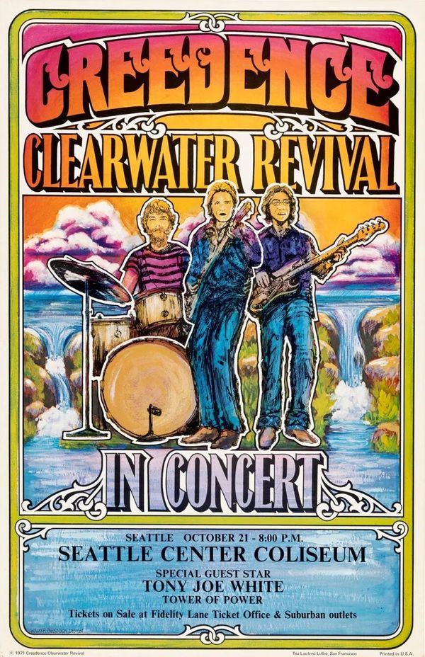 Creedence Clearwater Revival Seattle Center Coliseum 1971 Value ...