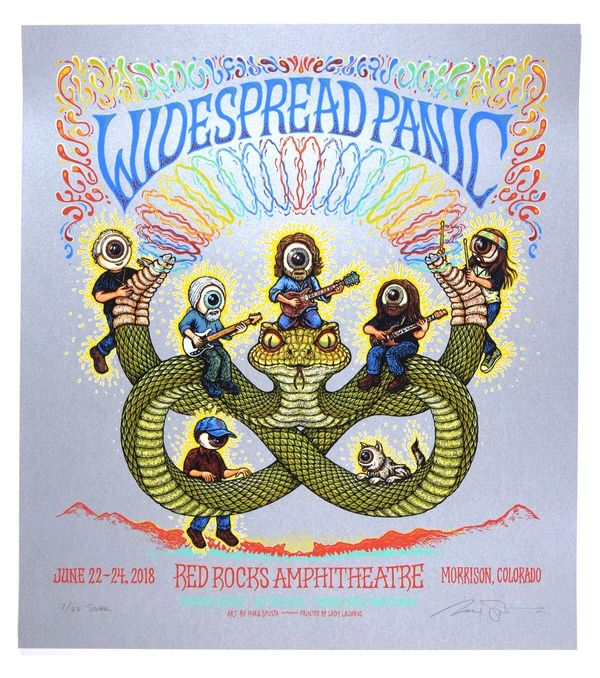 Widespread Panic Red Rocks Amphitheatre 2018 Value - GoCollect (2018 ...