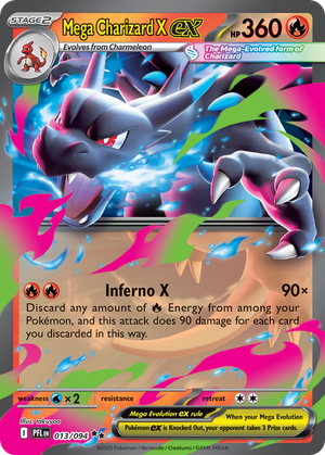 Mega Charizard X ex (13/94) - Phantasmal Flames Value - GoCollect