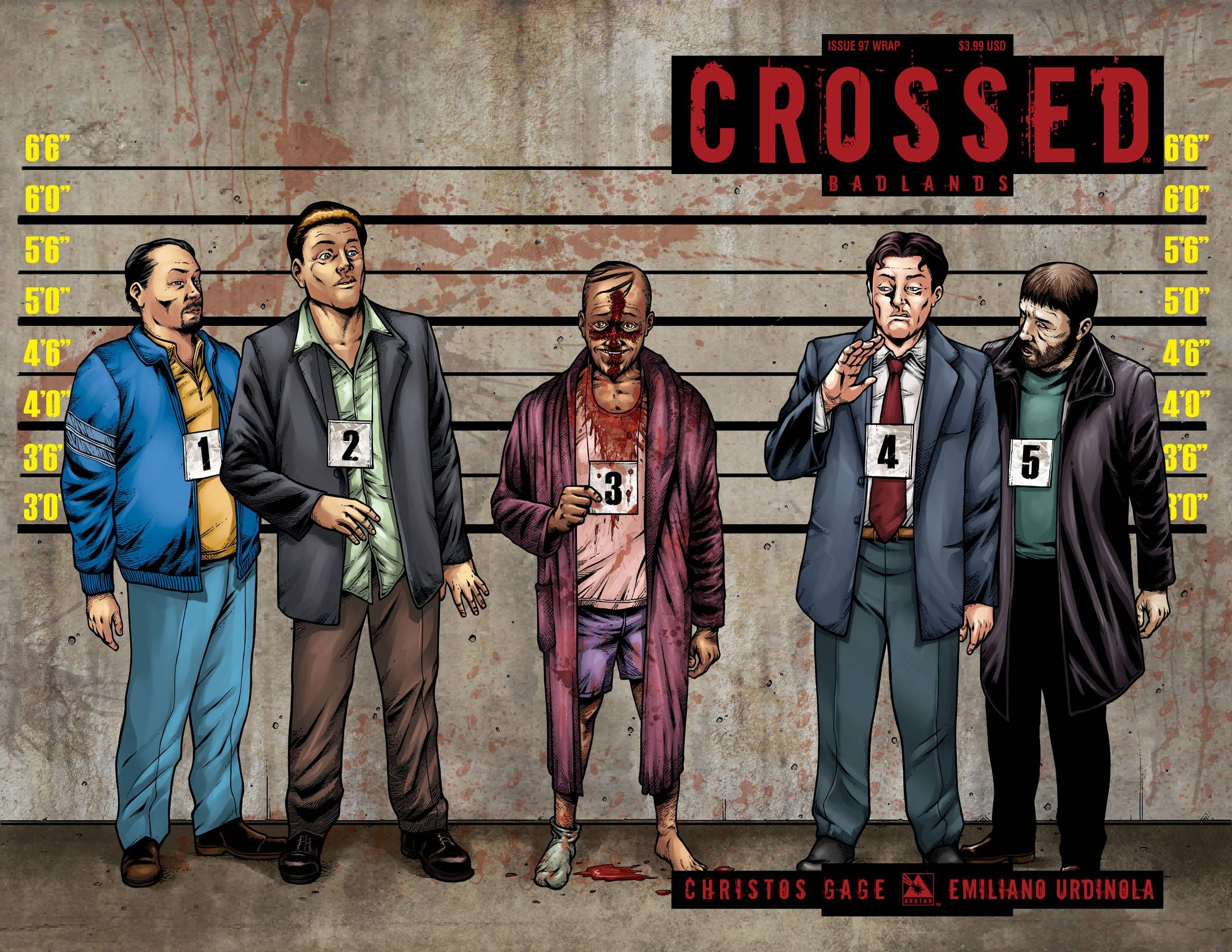 Crossed Badlands #97 (Wrap Cover) Value - GoCollect