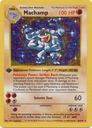 Machamp (8/102) - Base (Shadowless) Value - GoCollect