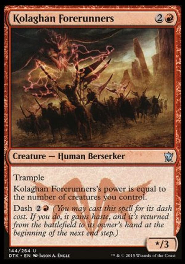 Kolaghan Forerunners (Dragons of Tarkir) Value - GoCollect (kolaghan ...