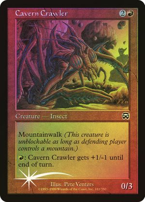 Cavern Crawler (Mercadian Masques - Foil) Value - GoCollect