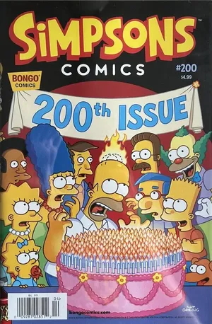 Simpsons Comics #200 (Newsstand Edition) Value - GoCollect