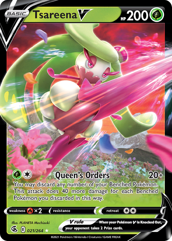 Tsareena V (21/264) - Fusion Strike Value - GoCollect (tsareena-v-21-264-fusion-strike )