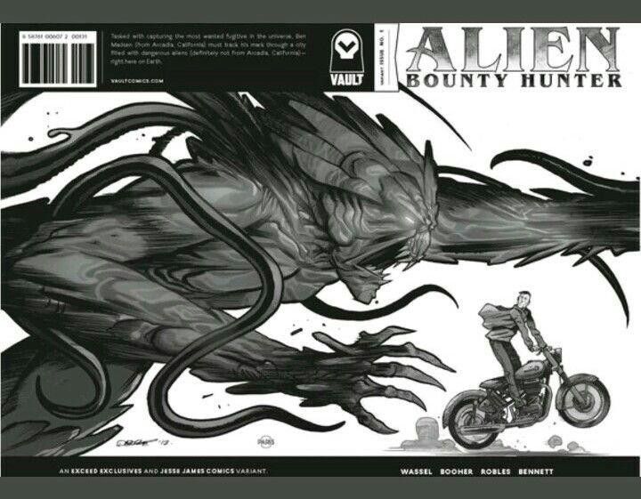 Alien Bounty Hunter #1 (Sketch Cover) Value - GoCollect