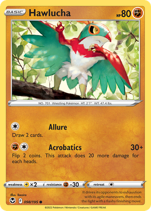 Hawlucha (98/195) - Silver Tempest Value - GoCollect