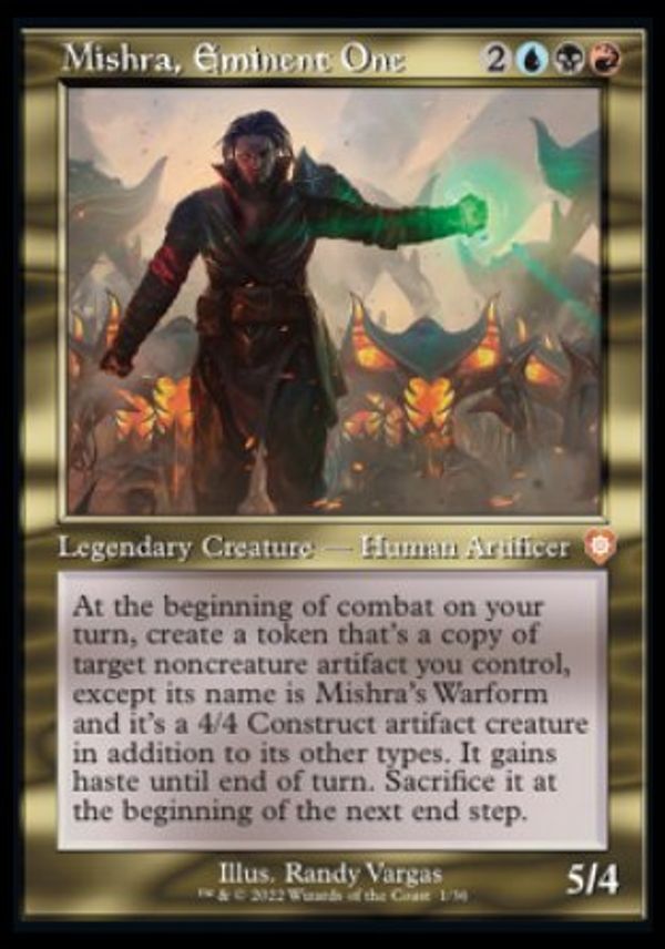 Mishra, Eminent One (The Brothers' War Commander Decks) Value ...