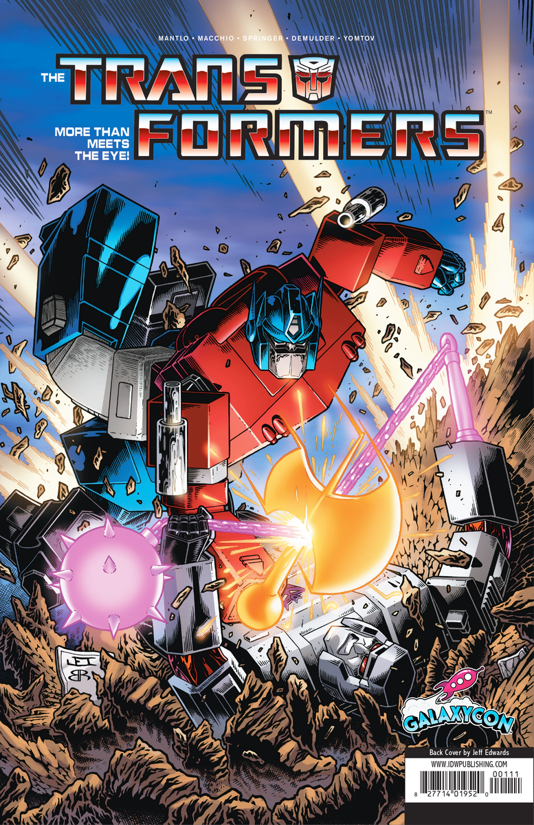 Transformers #1 (GalaxyCon Edition) Value - GoCollect