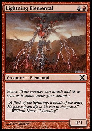 Lightning Elemental (10th Edition) Value - GoCollect