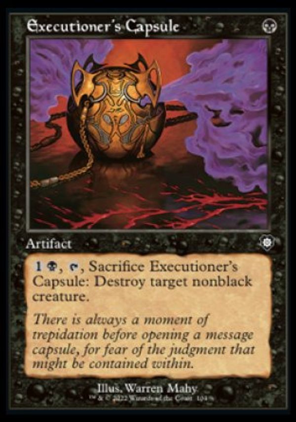 Executioner's Capsule (The Brothers' War Commander Decks) Value - GoCollect (executioner-s ...