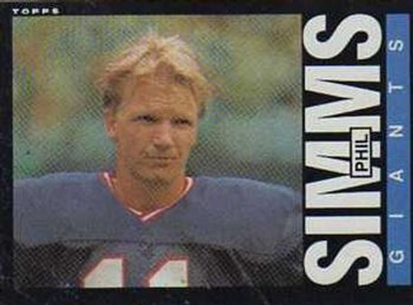 Phil Simms 1985 Topps #123 Value - GoCollect (phil-simms-1985-topps-123 )