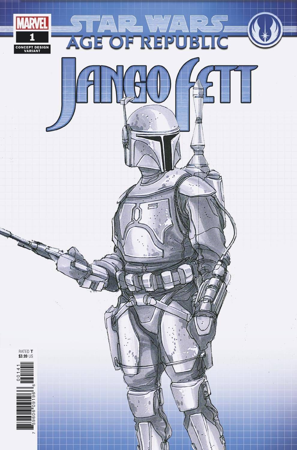 Star Wars: Age of Republic - Jango Fett #1 (Artist Concept Variant ...