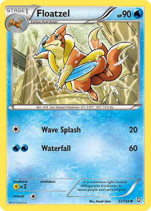Floatzel (33/124) - Dragons Exalted Value - GoCollect