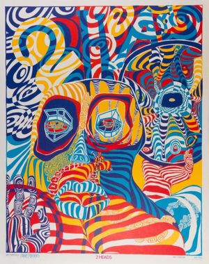 Two Heads Headshop Poster 1967 Value - GoCollect