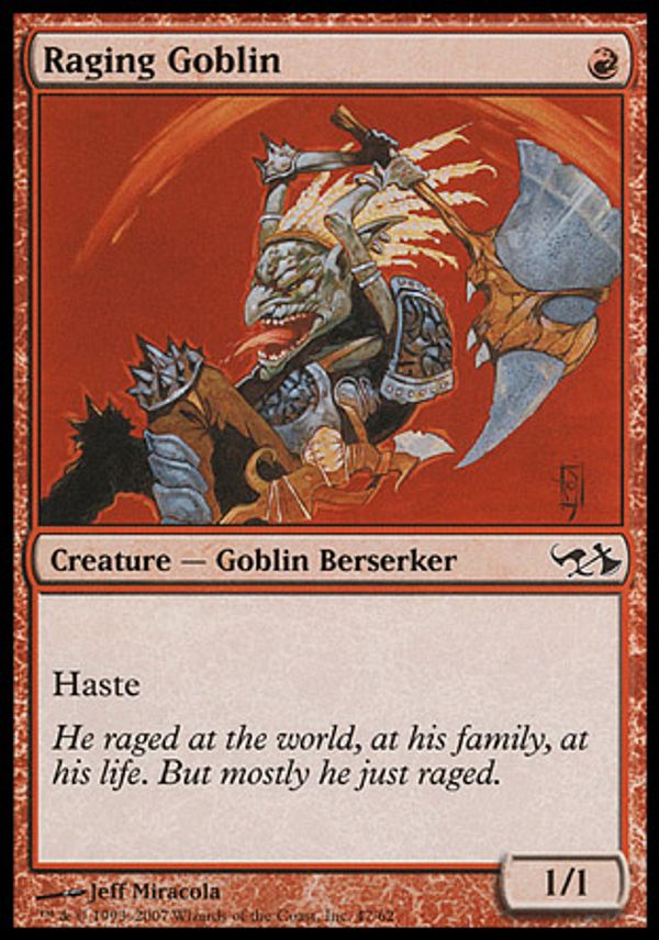 Raging Goblin (Elves vs. Goblins) Value - GoCollect (raging-goblin ...