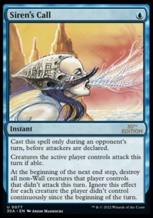 Siren's Call (Magic 30th Anniversary Edition) Value - GoCollect (siren ...