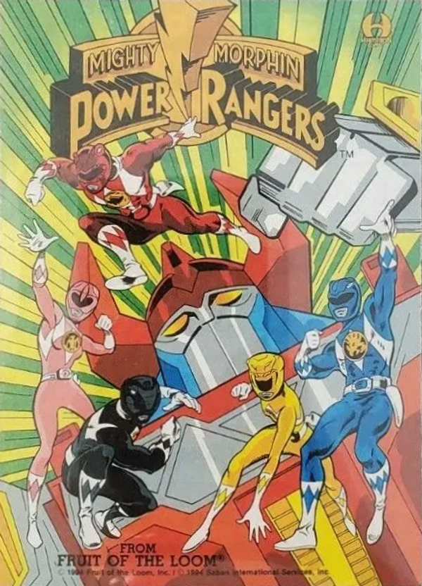 Mighty Morphin Power Rangers #nn (Fruit of the Loom Premium) Value ...
