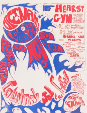 Country Joe & the Fish Hearst Gym Handbill 1966 Value - GoCollect