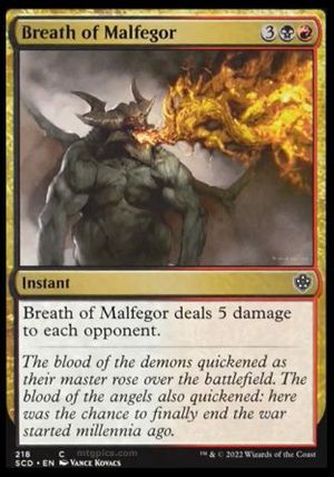 Breath of Malfegor (Starter Commander Decks) Value - GoCollect