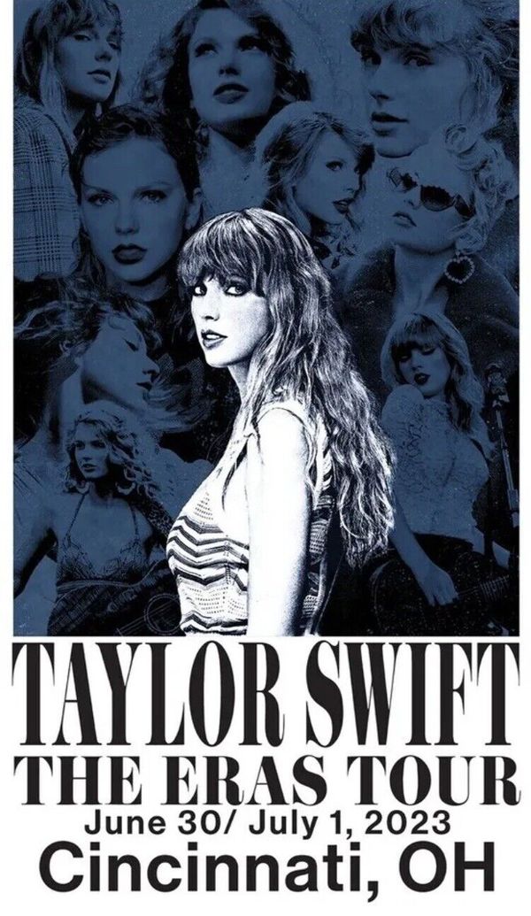 Taylor Swift The Eras Tour Cincinnati 2023 Value - GoCollect (taylor ...