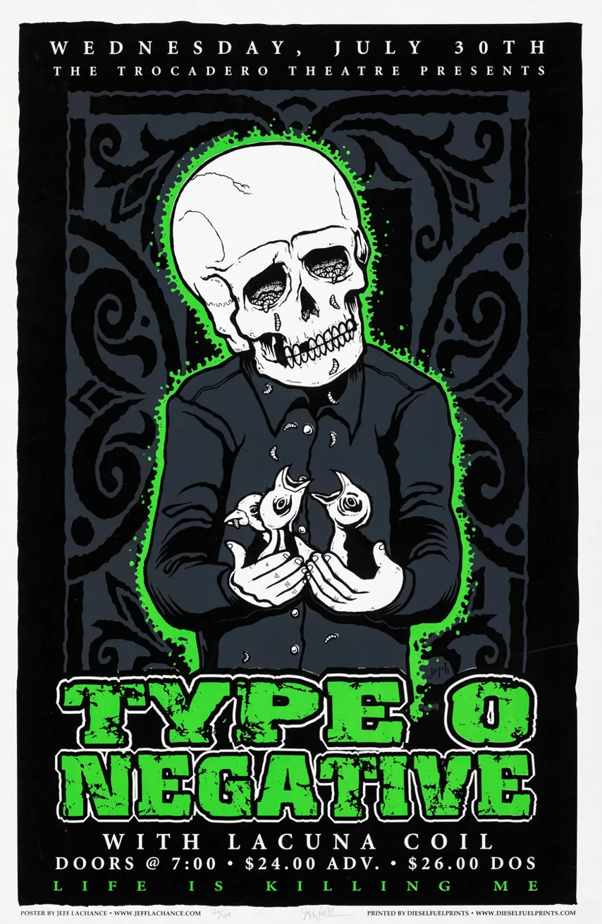 Type O Negative Trocadero 2003 Value - GoCollect (type-o-negative ...