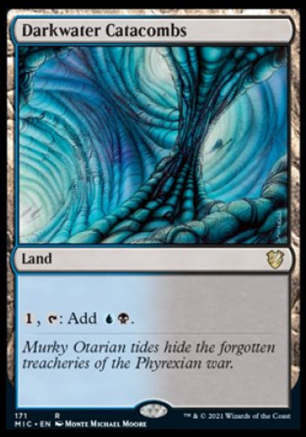 Darkwater Catacombs (Innistrad Midnight Hunt Commander Decks) Value ...