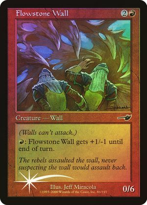Flowstone Wall (Nemesis - Foil) Value - GoCollect
